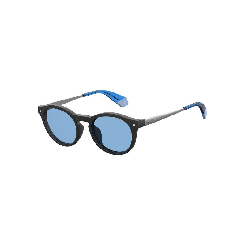 Buy Polaroid Blue Polarized Acetate UV Protection Full Rim Round Frames ...