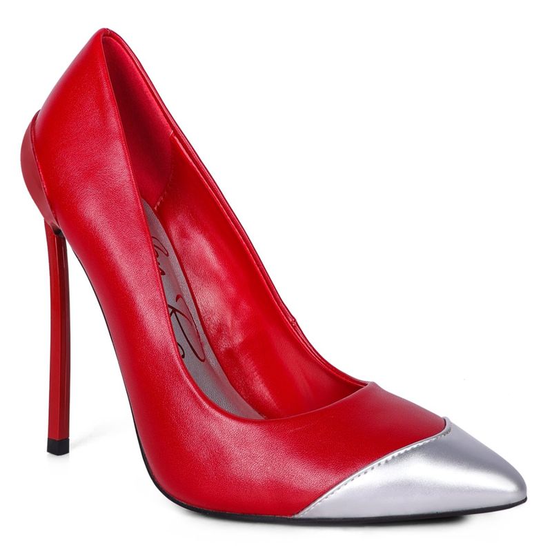 Buy London Rag Colorblock Red Heels Online