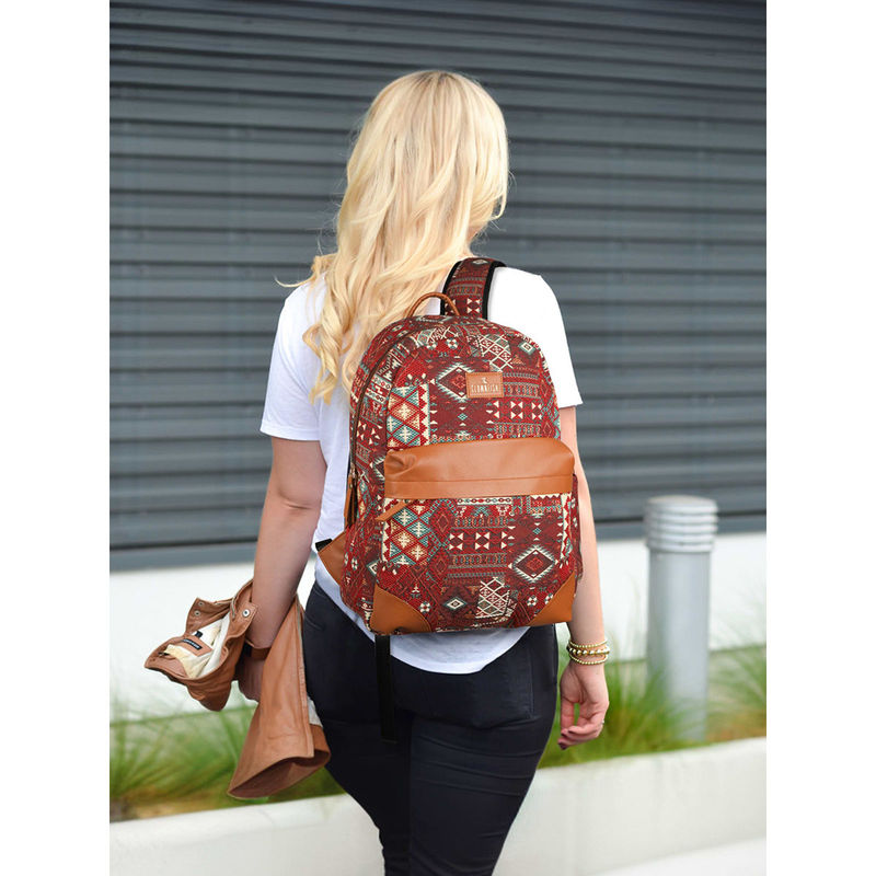 Buy The Clownfish Multicolor Printed Backpack Online