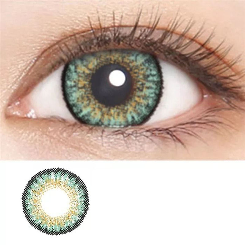 Buy Optify Monthly Colored Contact Lenses Zero Power - Turquoise Online