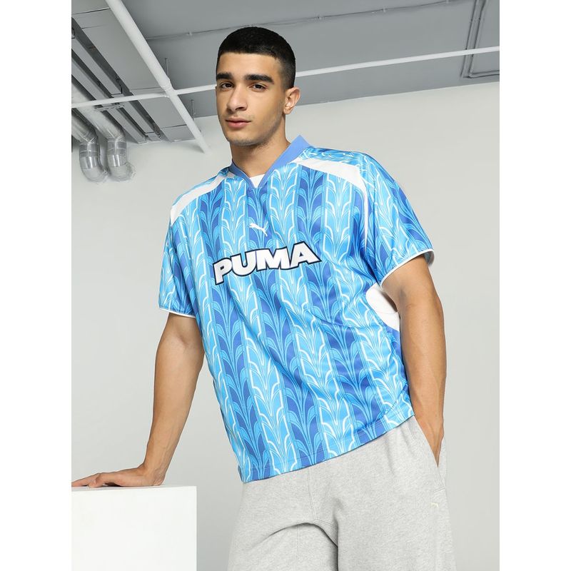 Buy Puma FOOTBALL JERSEY Unisex Blue T-Shirt Online Buy Puma FOOTBALL JERSEY Unisex Blue T-Shirt Online