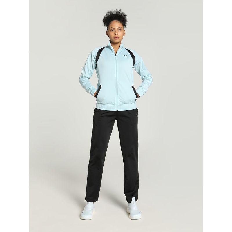 Buy Puma Classic Tricot op Women's Blue Track suits (Set of 2) Online