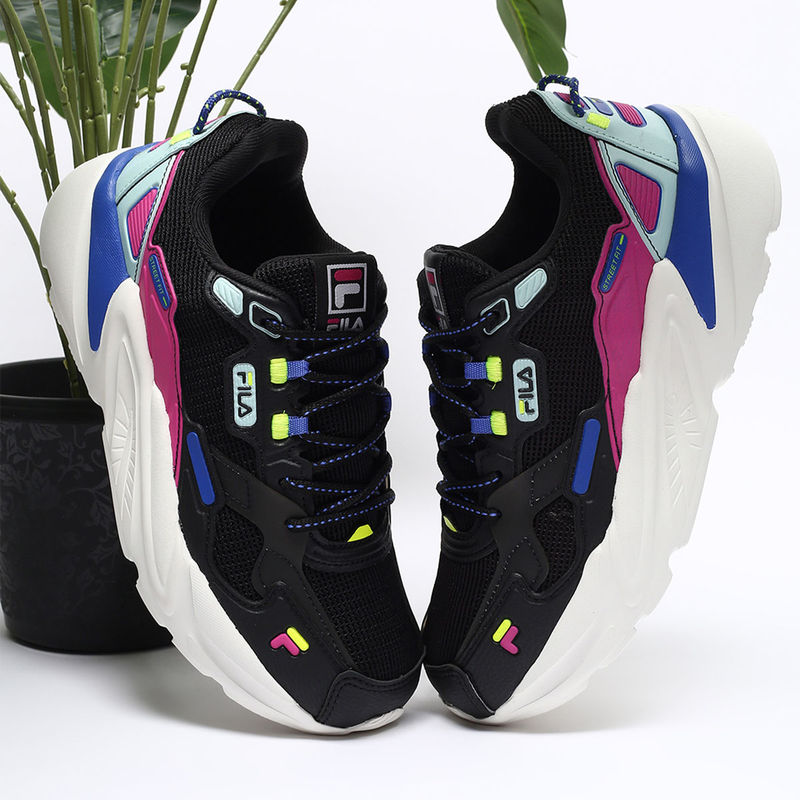 Buy FILA Street Fit Women Black Running shoes Online