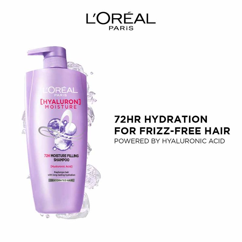 Buy L'Oreal Paris Hyaluron Moisture Anti-frizz Shampoo With Hyaluronic ...