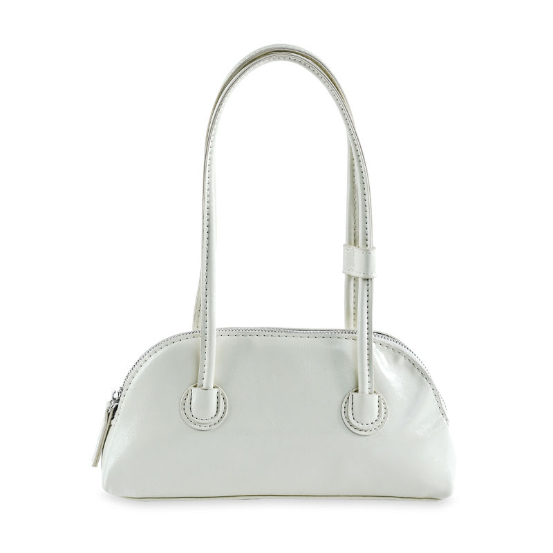 Buy NUFA Double Strap Beige Shoulder Bag Online