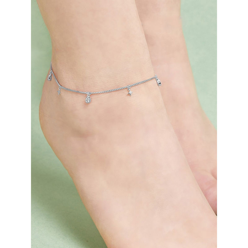 Buy Zavya Star Charms 925 Sterling Silver Anklets Online