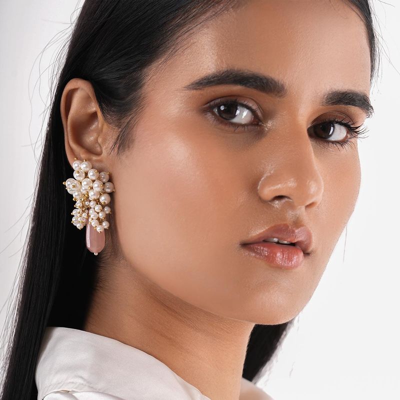 Buy House of D'oro Handcrafted Fitaa Danglers Earrings for Women Online