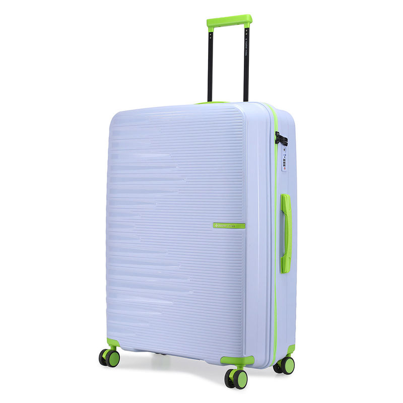 Buy Nasher Miles Purple Textured Trolley Bag (Large) Online