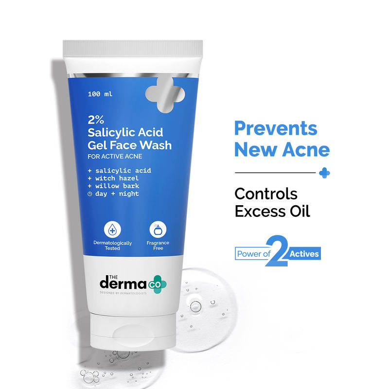 Buy The Derma Co 2% Salicylic Acid Gel Face Wash for Oily Skin with ...