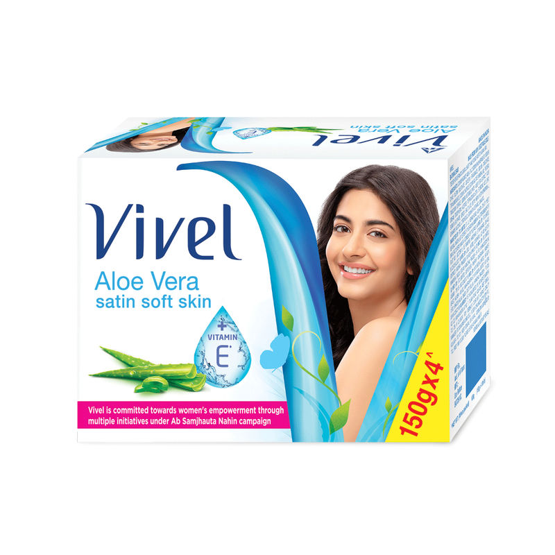 Vivel Aloe Vera Bathing Bar (Pack of 4): Buy Vivel Aloe Vera Bathing ...