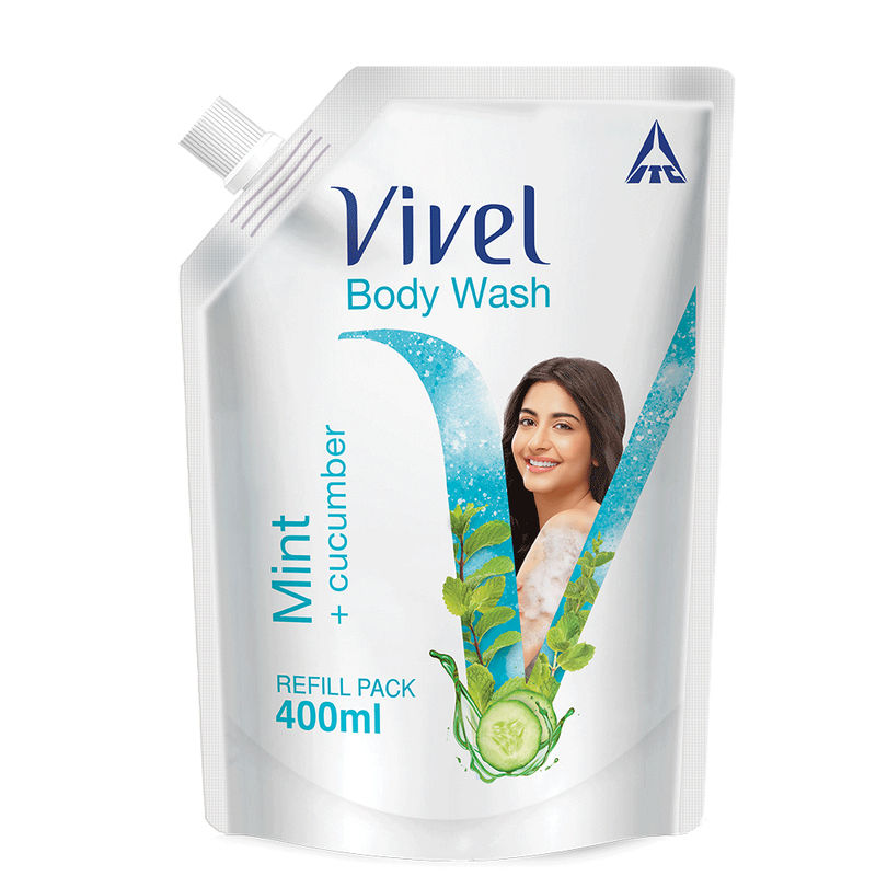 Buy Vivel Cooling Body Wash Mint & Cucumber Moisturizing Shower Gel ...