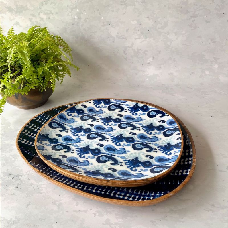 Faaya Gifting Oval Platters Set (Large & Medium) - Bali Boho: Buy Faaya ...