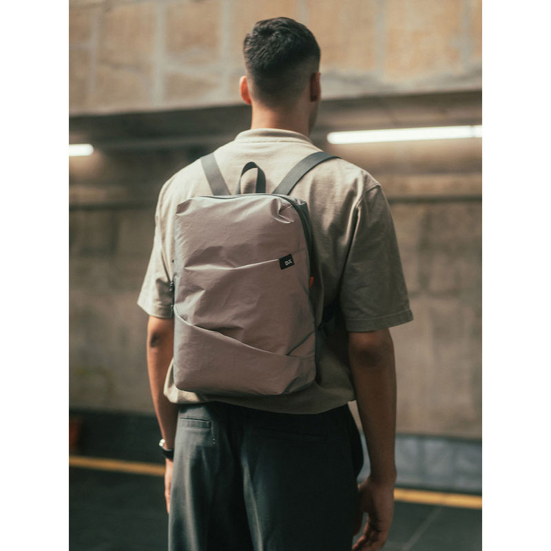 Buy DailyObjects Unisex Light Grey Blaze Daypack Online