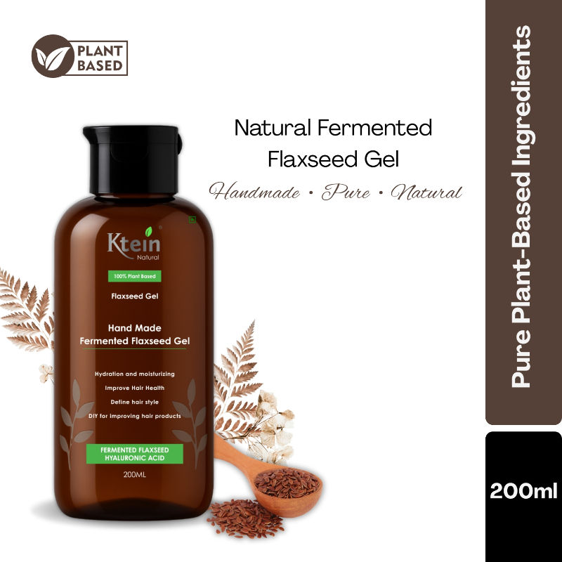 Buy Ktein 100% Plant Based Natural Fermented Flaxseed Gel For ...