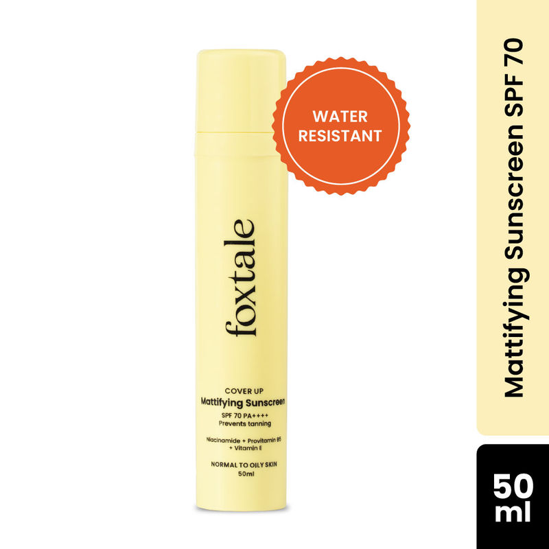 Buy Foxtale SPF 70 PA++++ Mattifying Sunscreen With Niacinamide ...