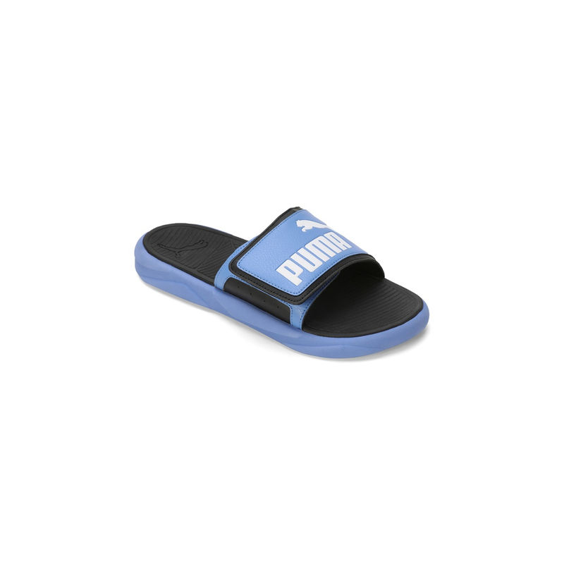 Buy Puma Royalcat Comfort Unisex Blue Slides Online