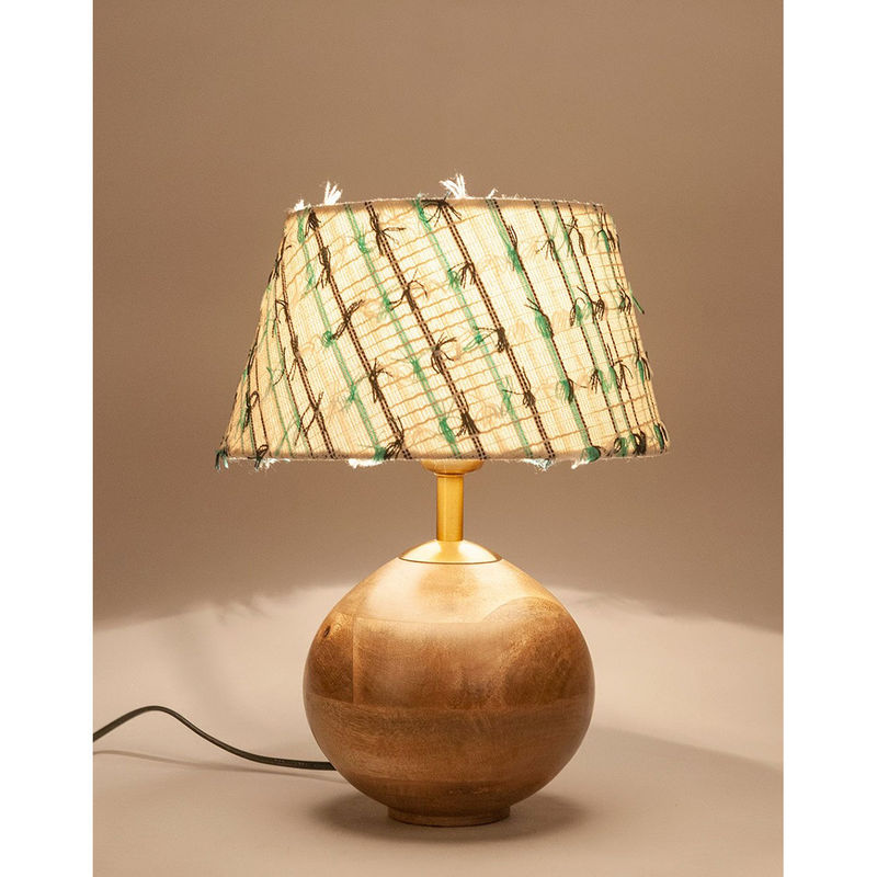 Buy Fabindia Wood Metal Amala Table Lamp Online