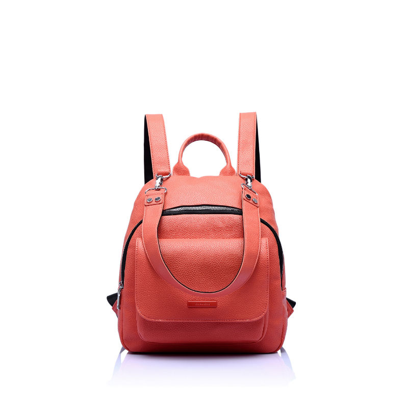 Buy Caprese Opium Sat Coral Large Backpack Online
