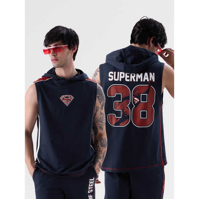 Buy The Souled Store Official Superman: 38 Men Hooded Vests Online