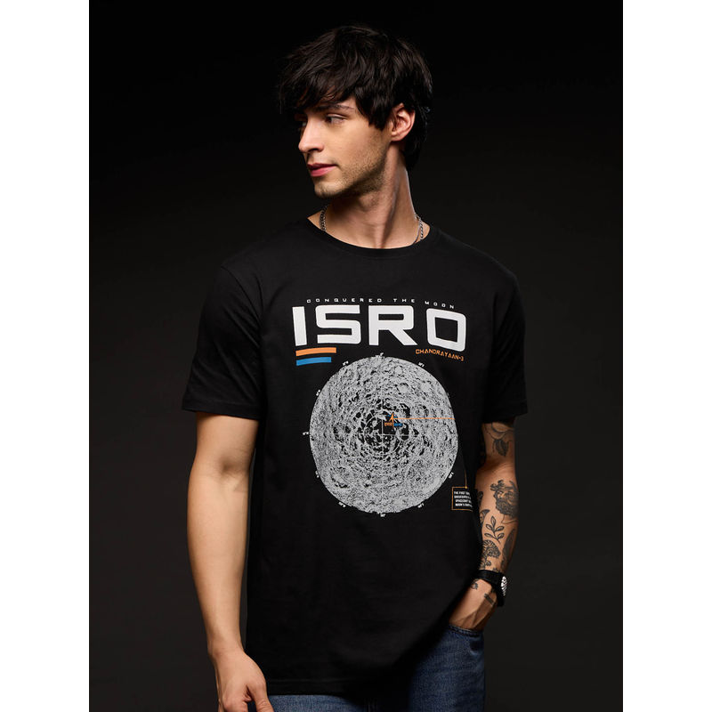 Buy The Souled Store Official Isro: Lunar Mission Men T-shirts Online