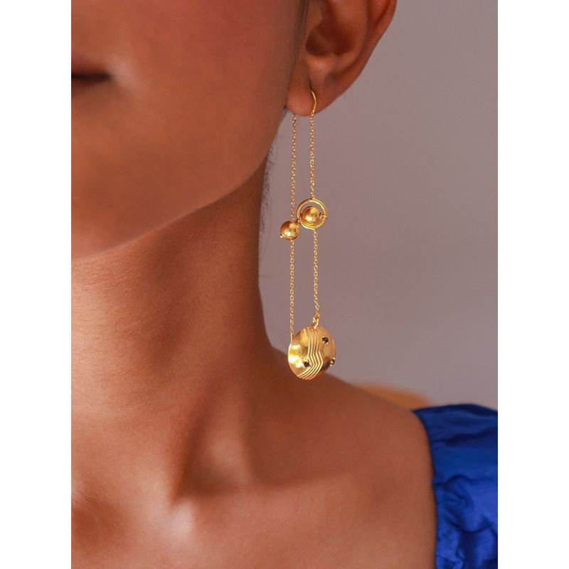 Buy Free Pipa Bella by Nykaa Fashion Contemporary Gold Toned Round ...