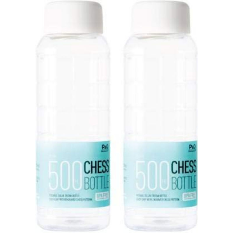 Lock & Lock Chess Water Bottle - 500ml_white (pack Of 2): Buy Lock ...