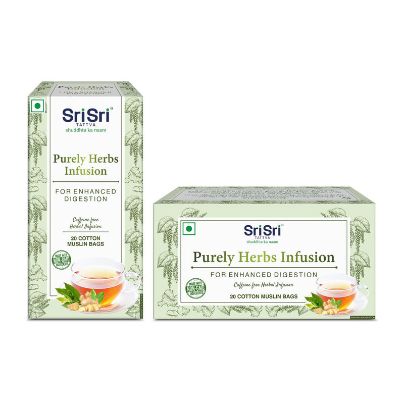 Buy Sri Sri Tattva Purely Herbs Infusion Enhanced Digestion Tea - 20 ...