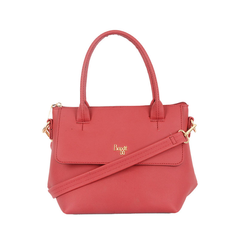 Buy Baggit L Devact Red Tote Bag with Detachable Sling Strap (S) Online