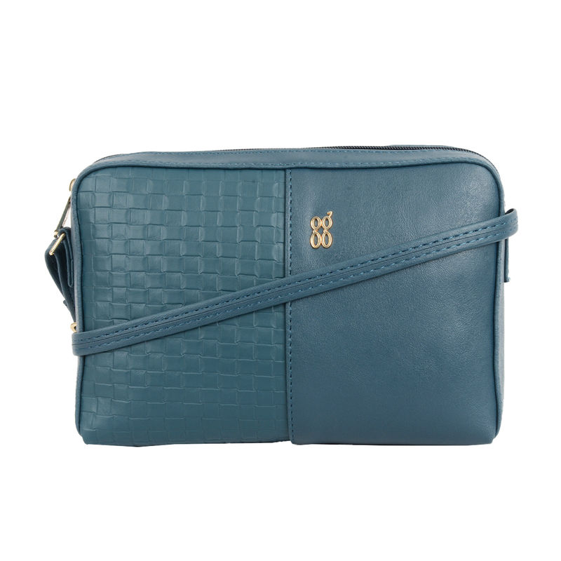 Buy Baggit Lpxe Eason 3T5 Blue Sling and Cross Bag Online