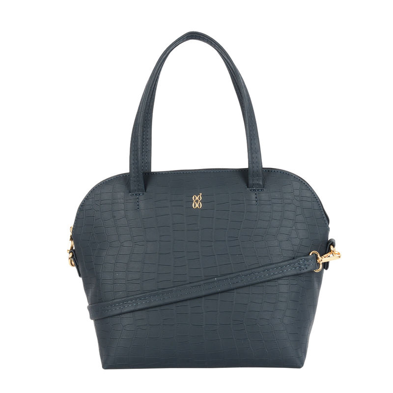 Buy Baggit Lxe Seltis 3T5 Blue Handbag with Detachable Sling Strap (M ...