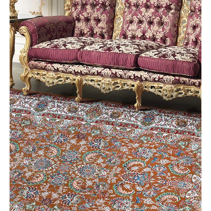 Qaaleen Fine Handcrafted Cut Pile Finish with Same Level Pattern Multi ...