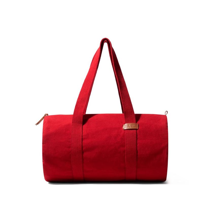 Buy DailyObjects Crimson Red Swing Duffle Bag Online