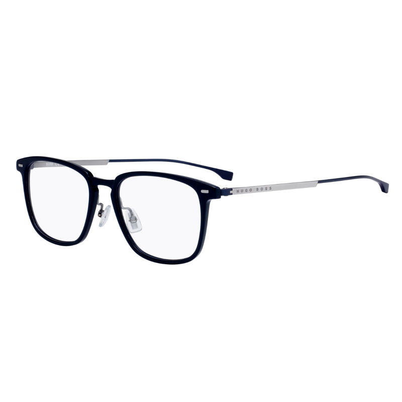 Buy Hugo Boss Men Rectangle Navy Blue Full Rim Frames - 100990 Online