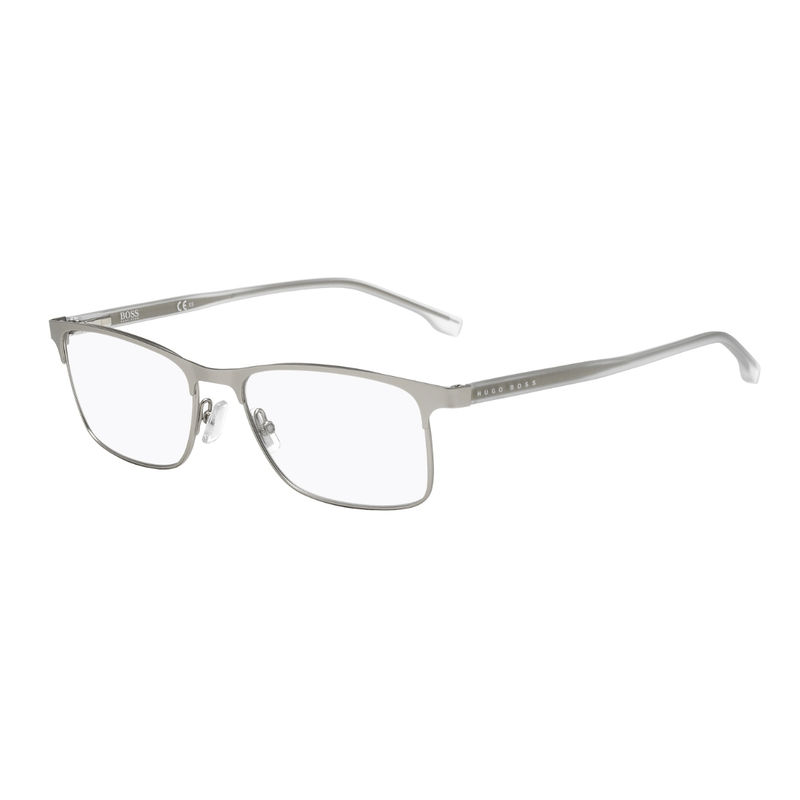 Buy Hugo Boss Men Rectangle Silver Full Rim Frames - 100993 Online