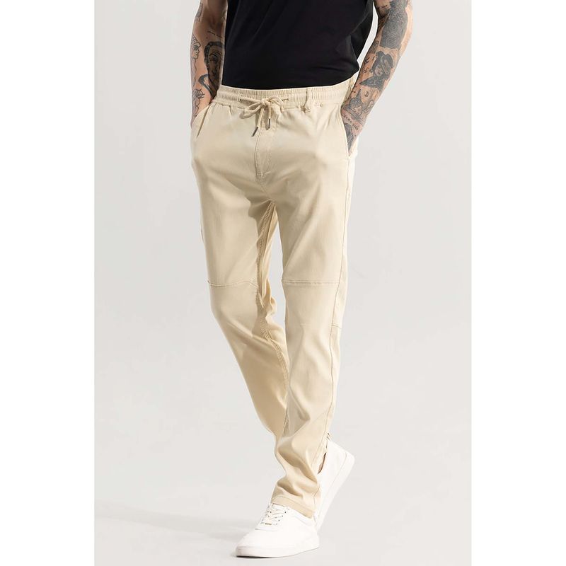 Buy Snitch Flexo Cream Chinos Online
