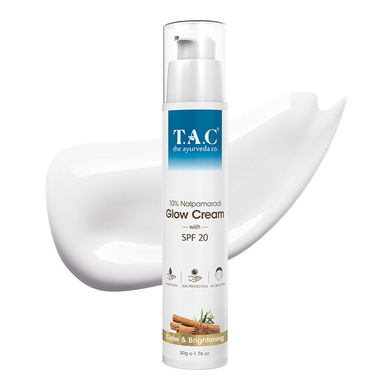Buy TAC - The Ayurveda Co. 10% Nalpamaradi Face Moisturizing Glow Cream ...