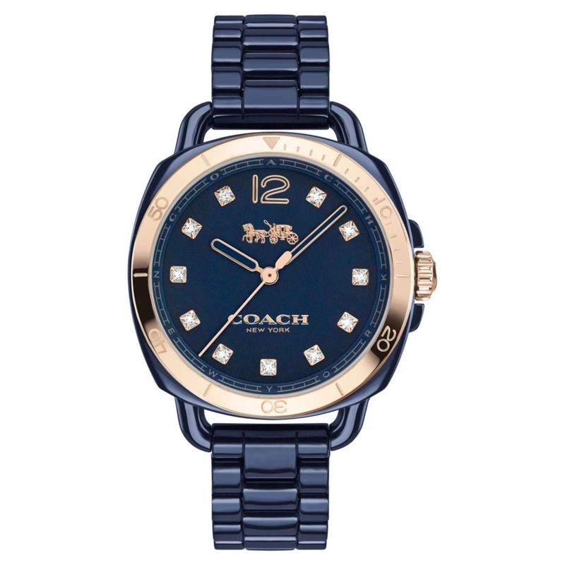 Coach Watches Tatum Blue Stainless Steel Ladies Watch Co14502753w: Buy ...