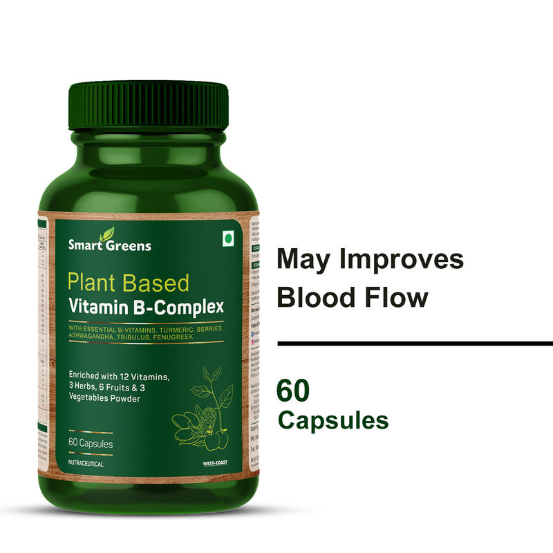 Buy Smart Greens Plant Based Vitamin B-complex Capsules Online