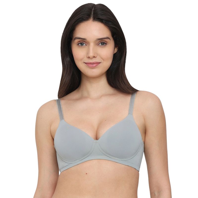 Buy Wacoal Womens Cool Comfort Padded Non-wired 3/4th Cup Wear Blend T-shirt Bra - Grey Online
