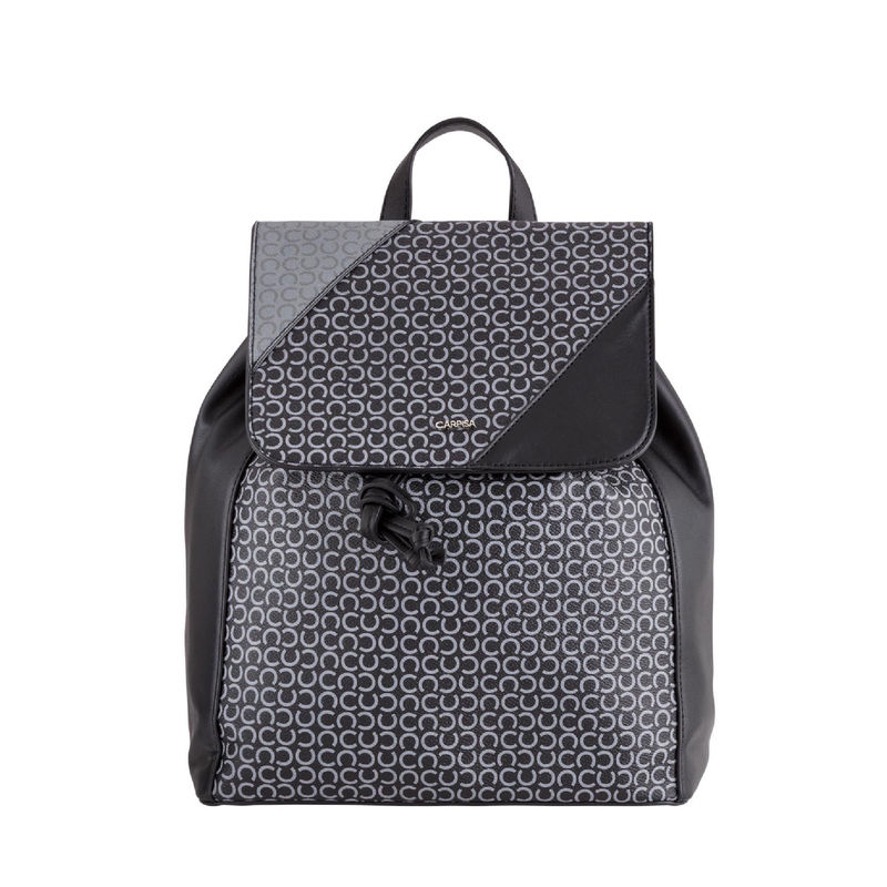 Buy CARPISA Backpack With Multicolored Drawstring - Clarissa Black ...