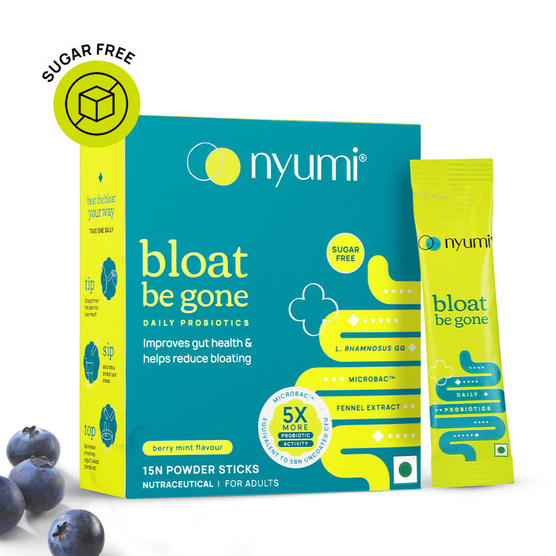 Buy Nyumi Bloat Be Gone Daily Probiotic Gut Powder Online