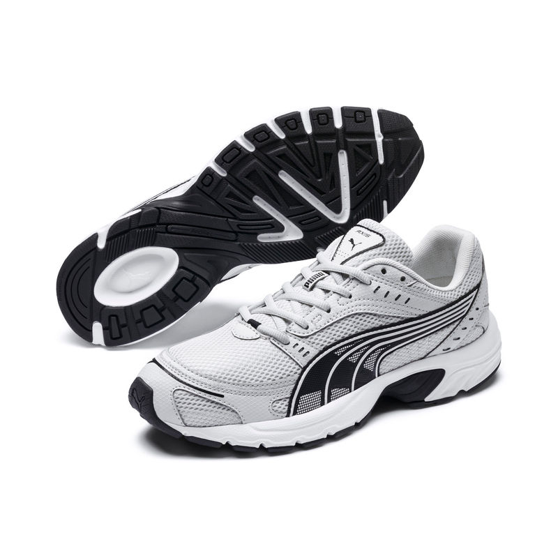 Buy Puma Axis Glacier Gray- Black Sneaker (10) Online