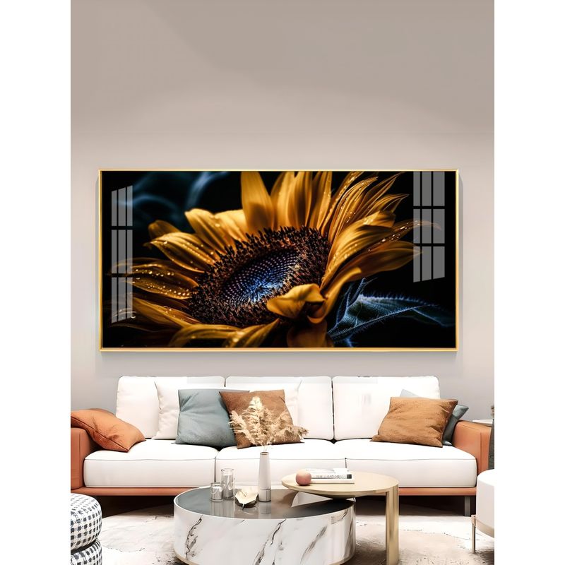 Buy The Next Decor Dew Drop Petals Glass Finish Horizontal Wall Art Online