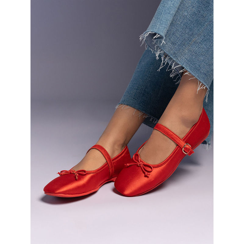 Buy Theater Women Dorothy Red Ballerinas Online