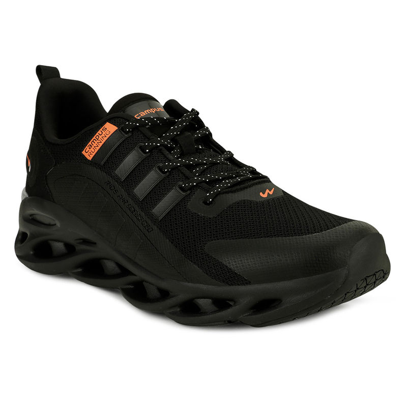 Buy Campus Utopia Black Men's Running Shoes Online