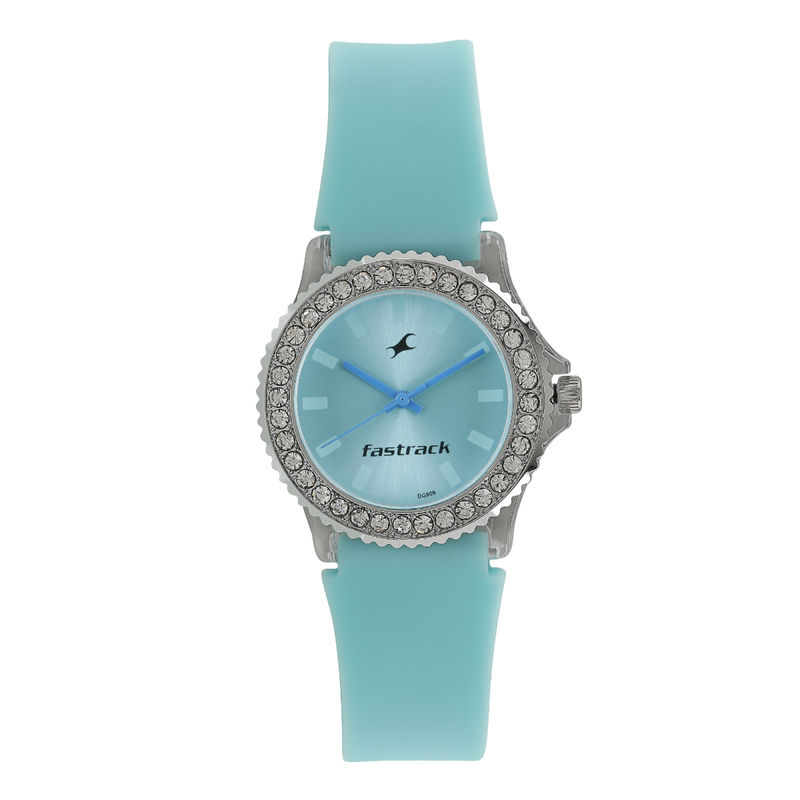 Buy Fastrack Blue Dial Blue Plastic Strap Watch Online