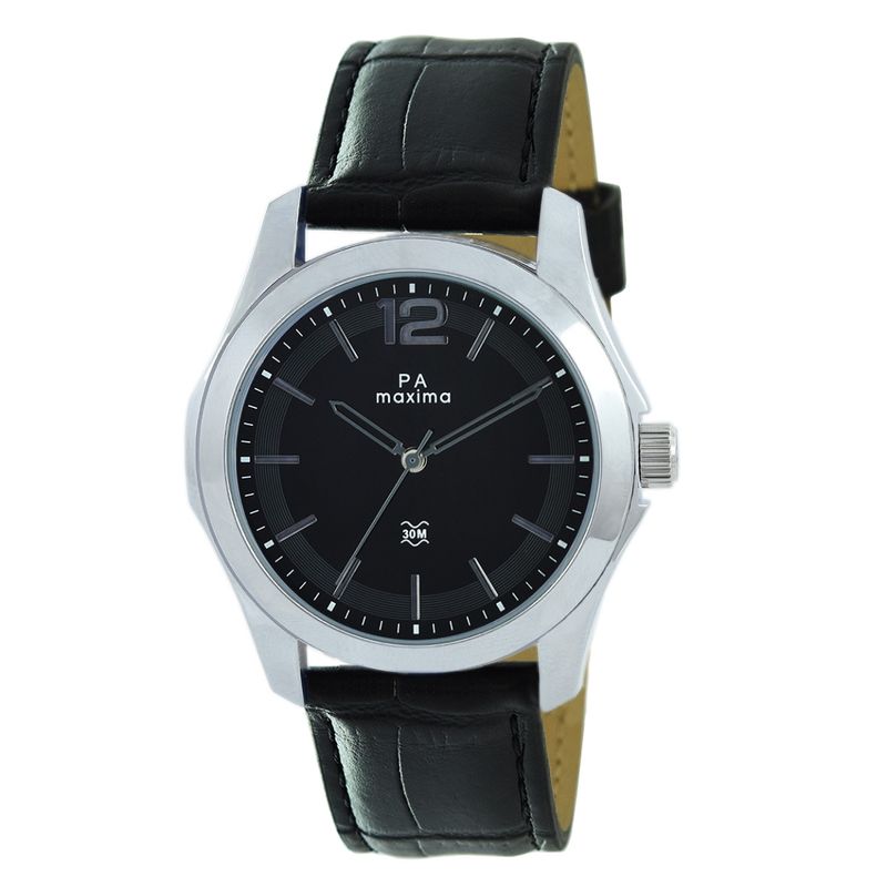 Buy PA Maxima 52701LMGI Attivo Black Dial Analog Watch For Men (L) Online