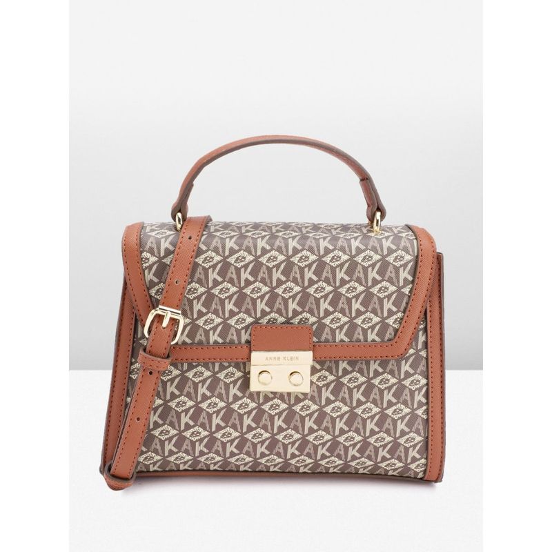 Buy Anne Klein Ak Cube Logo Top Handle Satchel Online