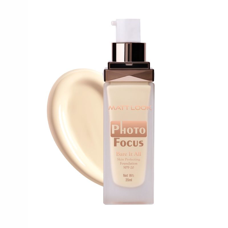 Buy Matt look Photo Focus Bare It All Skin Perfecting Foundation Online