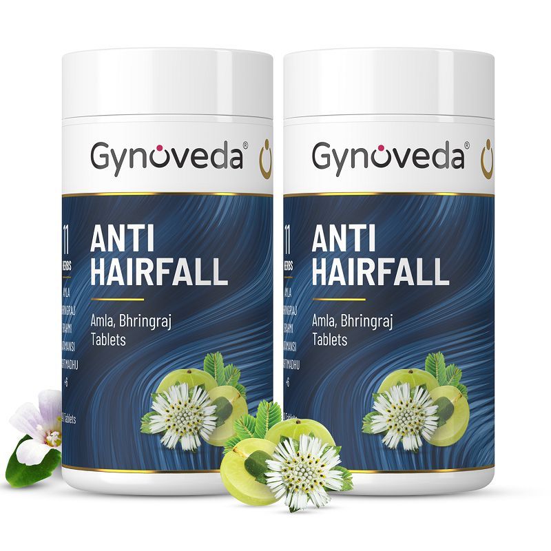 Buy Gynoveda Anti Hair Fall Ayurvedic Tablets (Pack Of 2) Online